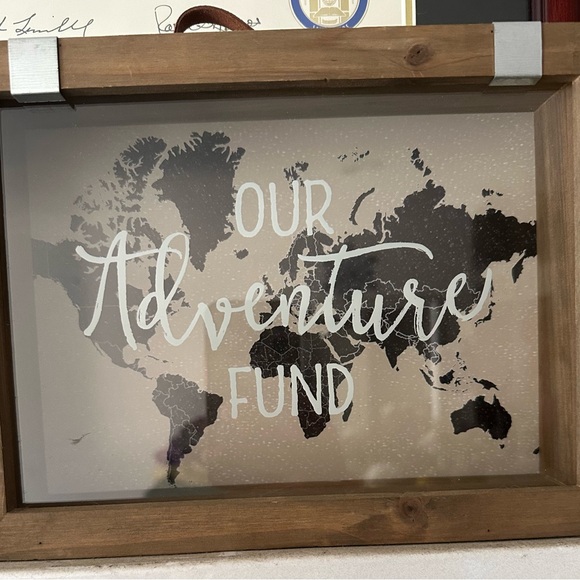Wall Decor | World Map Adventure Fund Box | Poshmark
